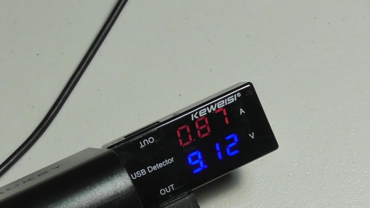 USB DIGITAL current voltage DETECTOR BY Keweisi how to use tutorial ...