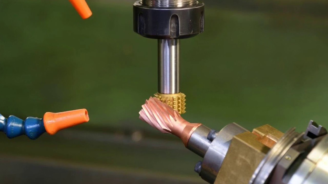 5 axes milling machining - YouTube