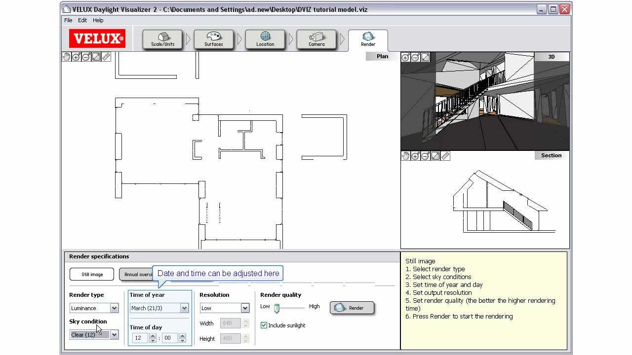 Tutorial - Daylight Visualizer 3D importer - YouTube