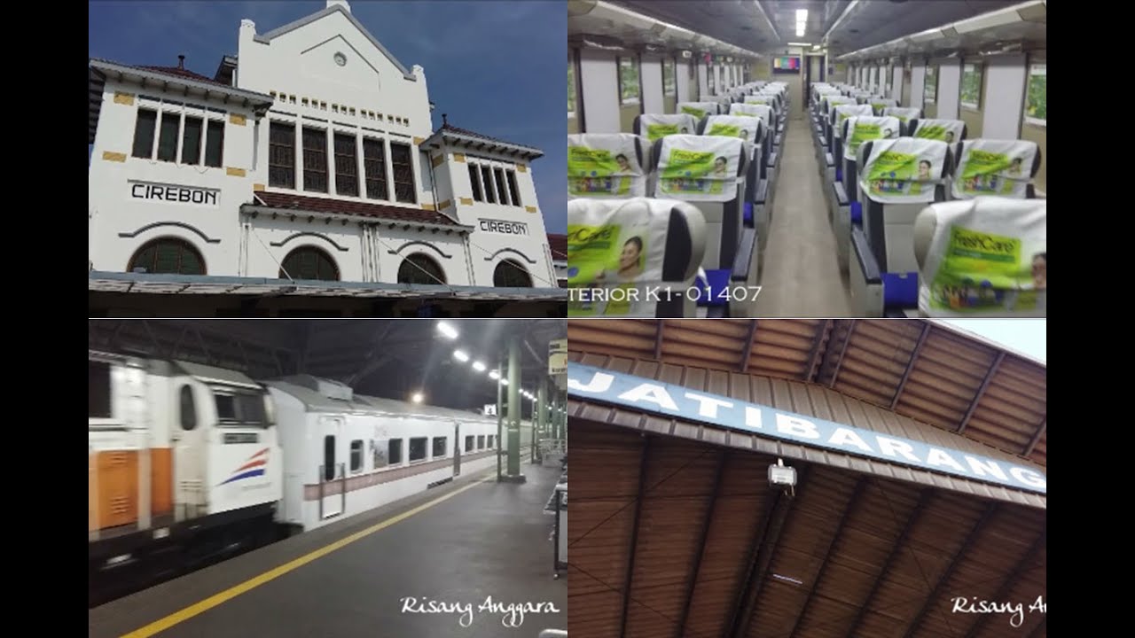 A Trip from Jakarta to Cirebon by Cirebon Ekspres Executive Train - YouTube
