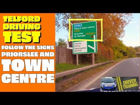 Telford Driving Test Routes - Priorslee - Telford Driving School
