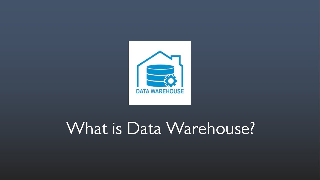 What is data warehouse? Data Warehouse Introduction - YouTube
