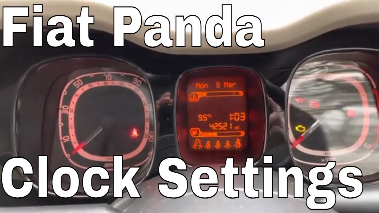 Fiat Panda Clock Setting Time And Date Reset Also Works On Fiat 500 Ford KA Etc YouTube Fiat Panda Clock Setting Time And Date Reset Also Works On Fiat 500 Ford KA Etc YouTube