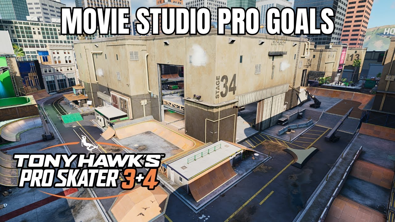 Tony Hawk's Pro Skater 3+4: Movie Studio Walkthrough - Platinum Medal ...