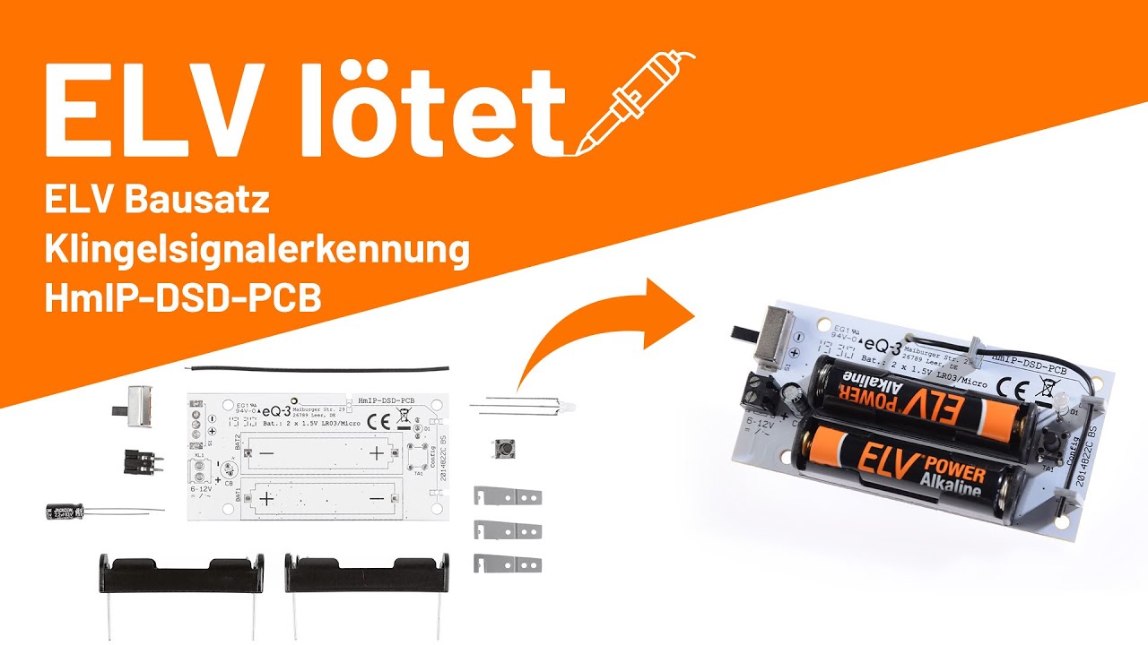 ELV Bausatz Homematic IP Klingelsignalerkennung HmIP-DSD-PCB - ELV ...