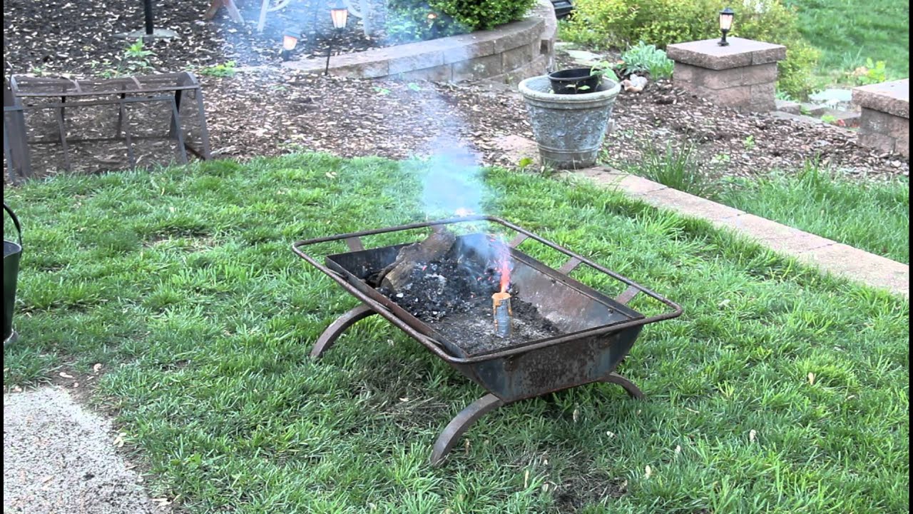 Smoke bomb science fair project test - YouTube