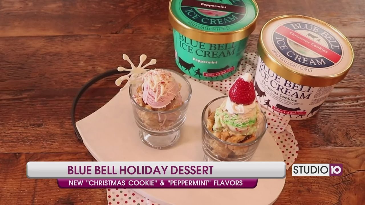 Recipe: Blue Bell Ice Cream Holiday Desserts - YouTube