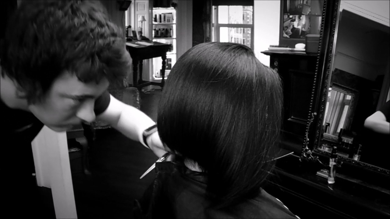 undercut bob restyle - long to short, one length graduated bob hair ...