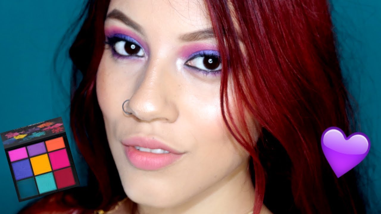 COLORFUL MAKEUP TUTORIAL - YouTube