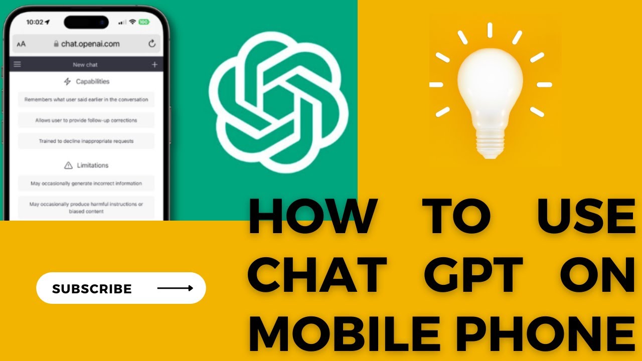 How to USE Chat GPT on Mobile Phone - YouTube