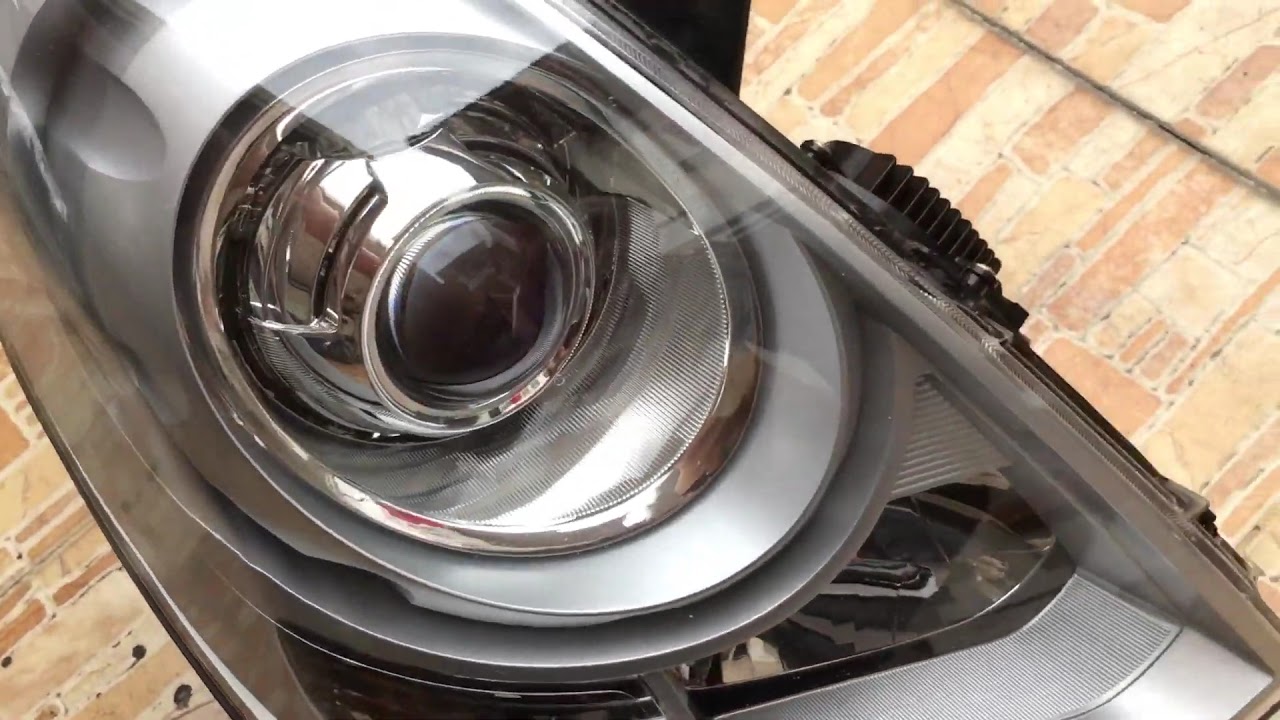 Hyundai H-1 headlight retrofit by hidtoys.com - YouTube