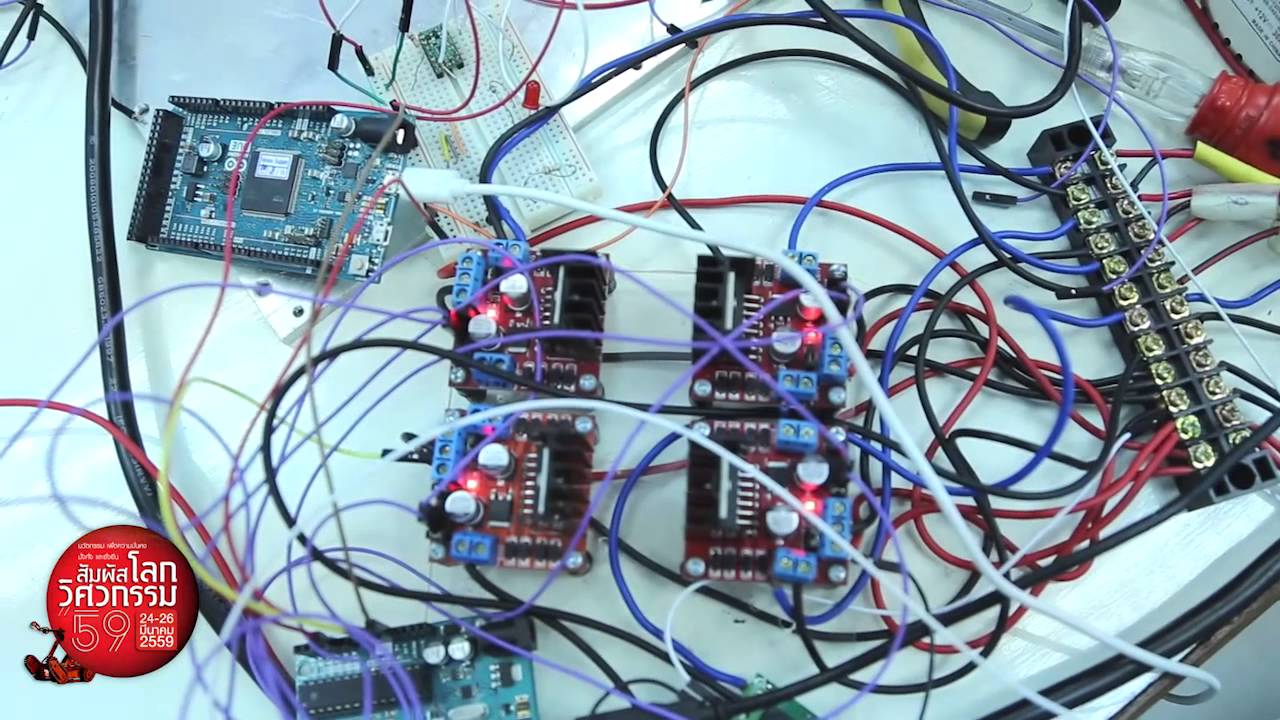 KMUTNB สัมผัสโลกวิศวกรรม'59 : หุ่นยนต์จับวางชิ้นงานในกระบวนการผลิต ...