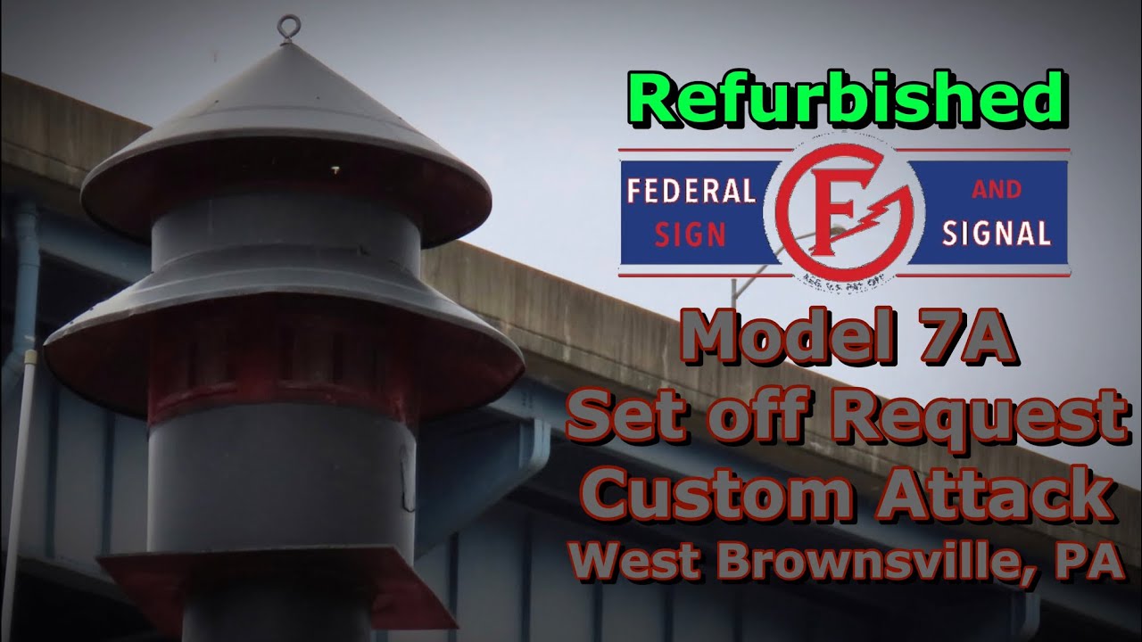 Refurbished Federal Signal Model 7A, Set off Request, Custom Attack ...