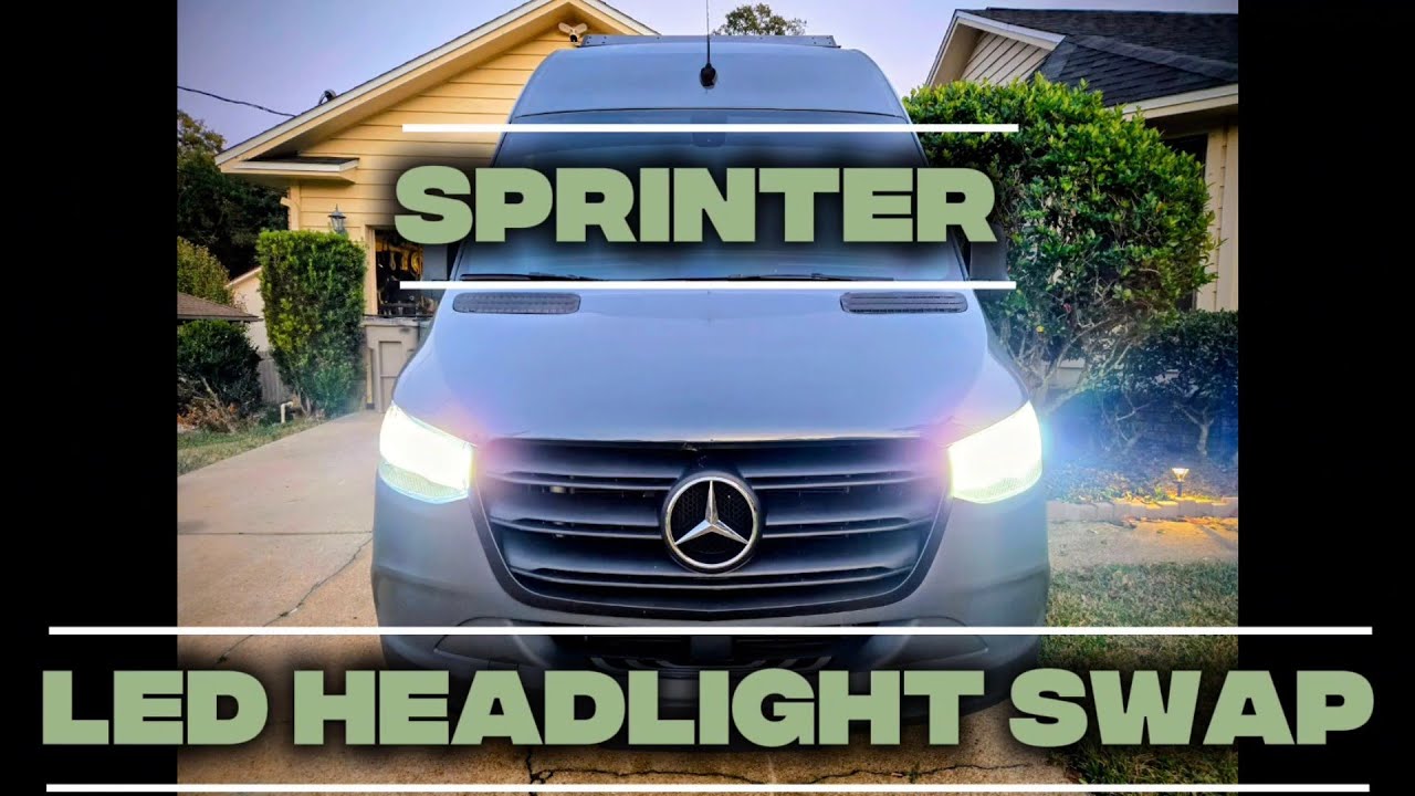 2019+ Mercedes Sprinter LED Headlight Bulb Swap With No Error Codes ...