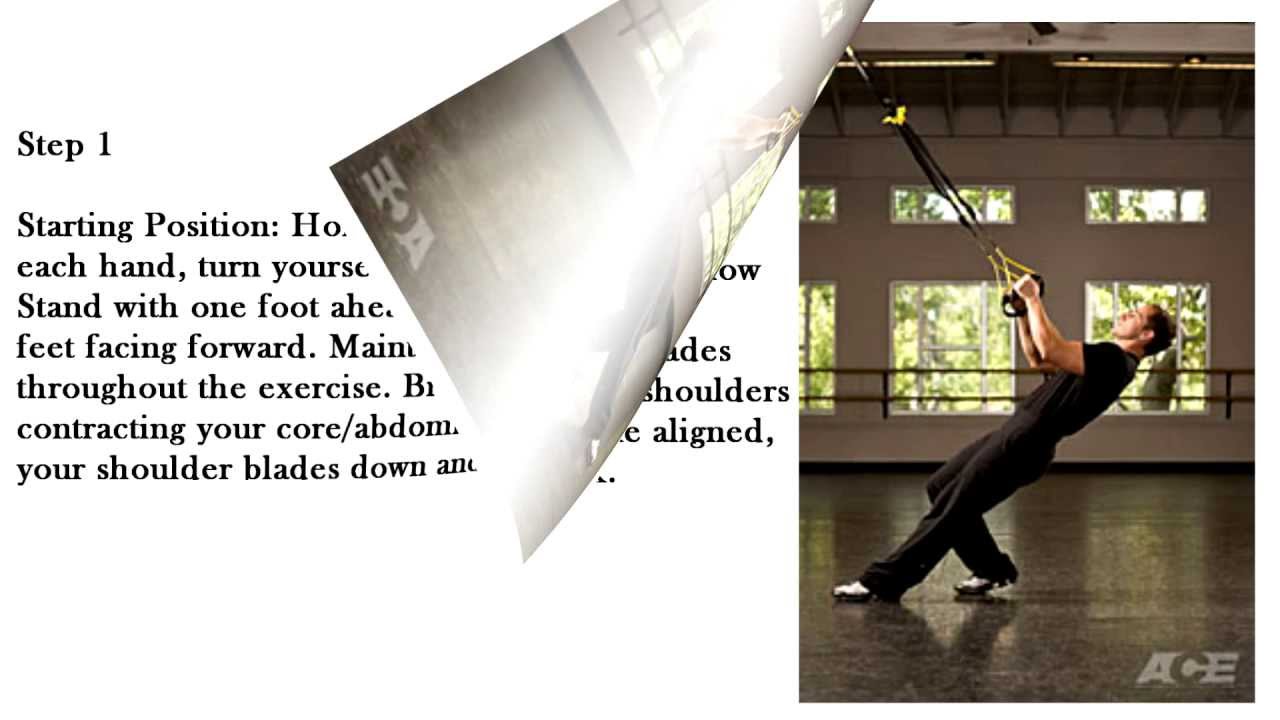 TRX ® Back Row - YouTube