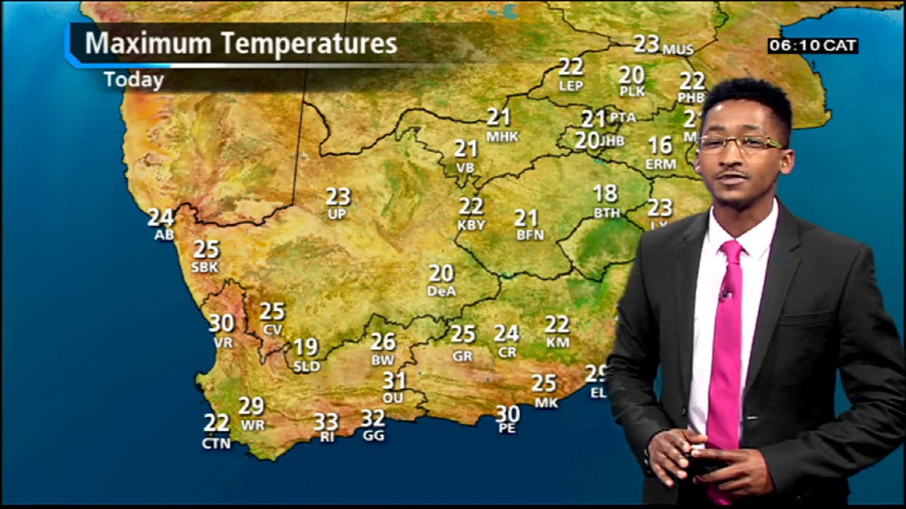 SA #Weather forecast | 23 July 2018 - YouTube