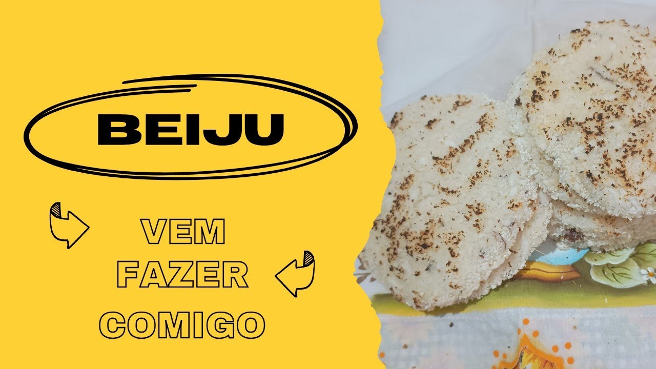 Como fazer beiju, todo processo caseiro - YouTube