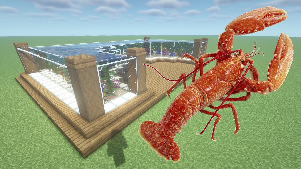How To Make a Lobster Farm in Minecraft PE - YouTube