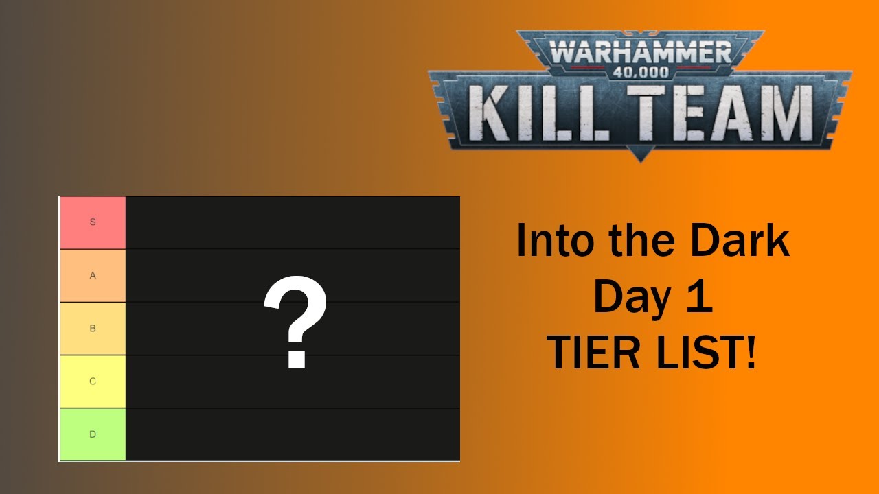 Kill Team Tier List! Into the Dark Day 1 Faction Rankings Sept 2022 ...