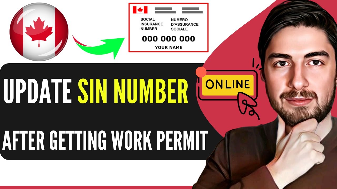 How To Update SIN Number After Getting Work Permit Online - YouTube