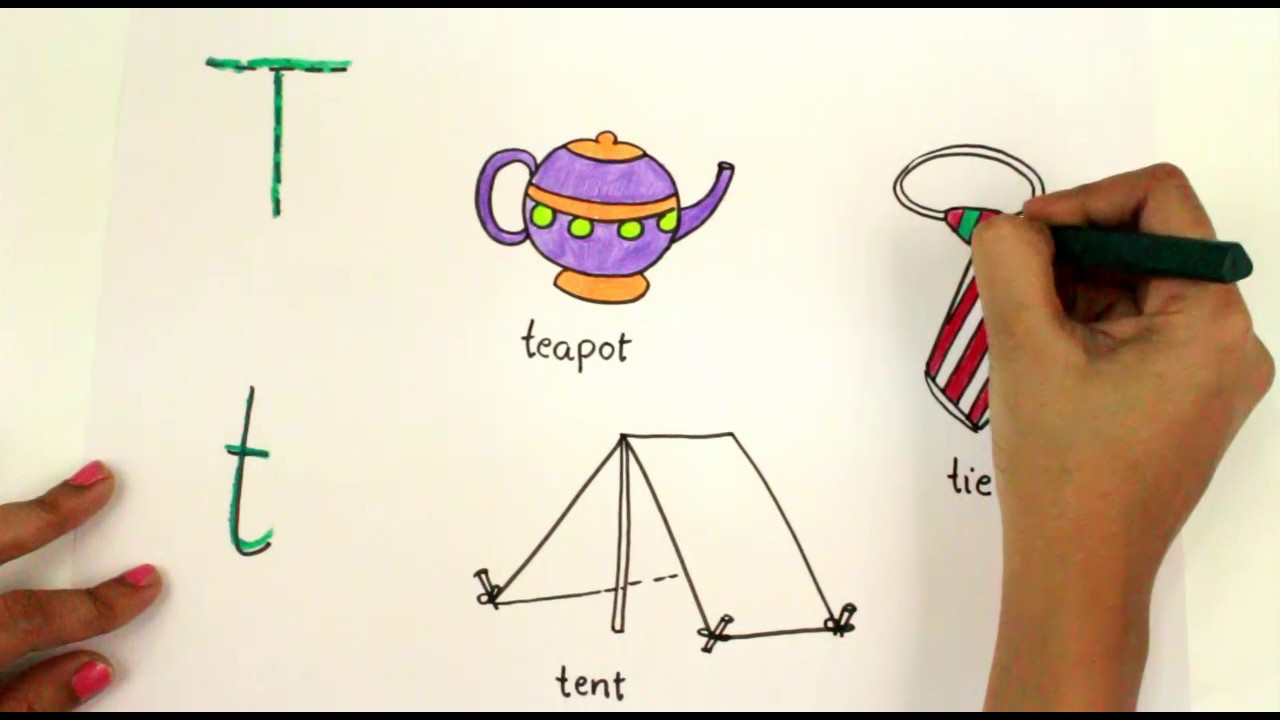 T Drawing For Kids