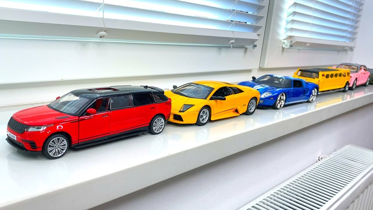 Bigger Diecast Model Cars Driven By Hand On windowsill #2 - YouTube
