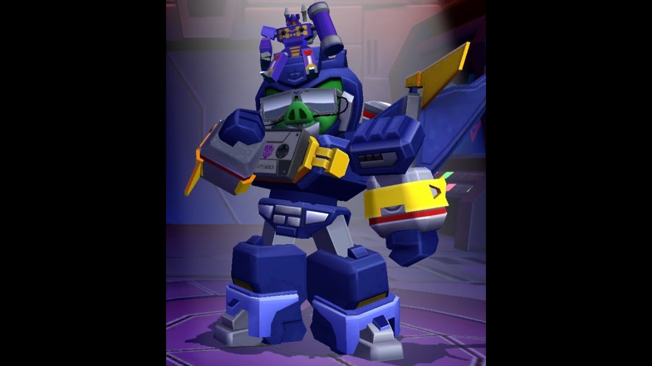 (angry birds transformers nuevo batalla soundwave vs pig boss) - YouTube