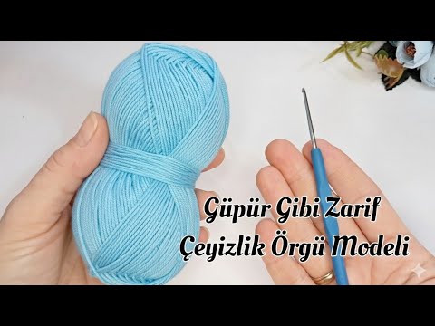 Bunu Görmeden Örgüye Başlamayın! 🌸 En Zarif Çiçekli Tığ İşi Modeli