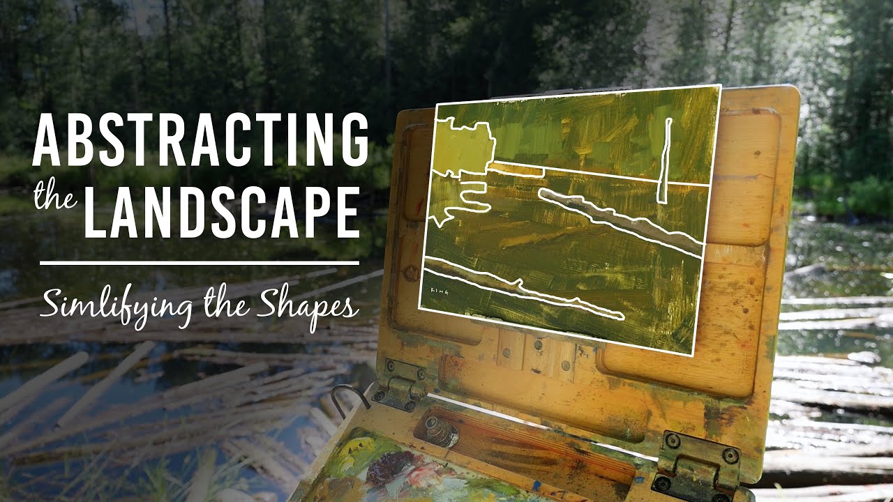 Painting Abstract Shapes in the Landscape :: Plein Air Painting - YouTube