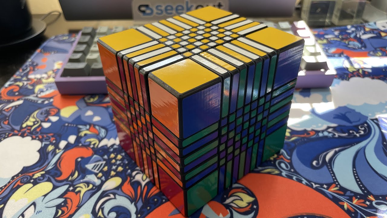 7x8x9 Brick Cuboid Twisty Puzzle Demonstration (Post-Processed) - YouTube