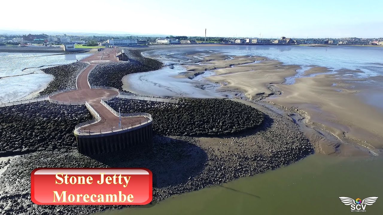 Relaxing fly around Morecambe's Stone Jetty...HD - YouTube