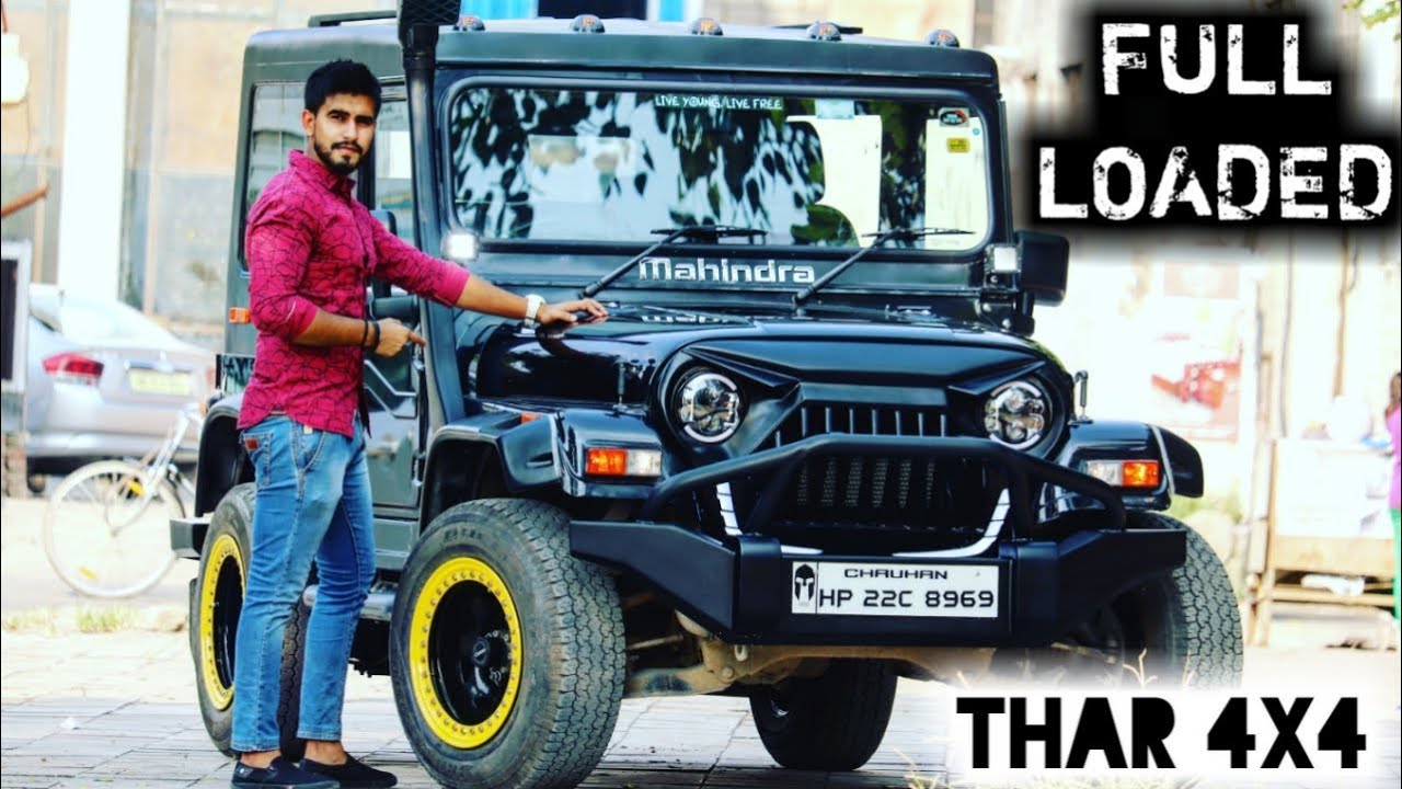 FULL LOADED MODIFIED THAR | CUSTOM WHEELS | WORKING SNORKEL | CUSTOM ...