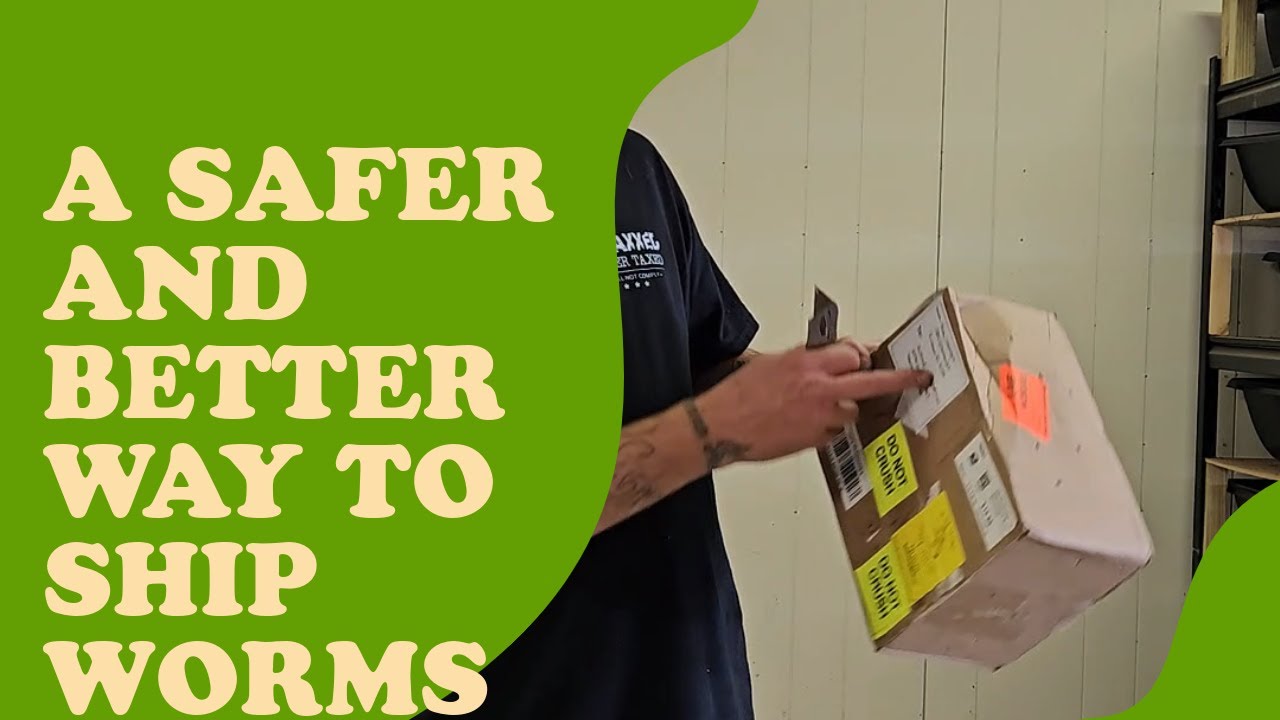 A SAFER WAY TO SHIP WORMS EVEN IN THE HEAT - YouTube