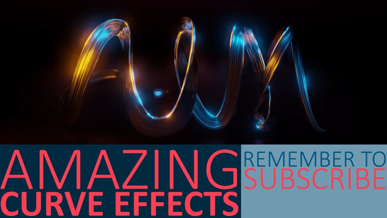 Blender 2.8 Curves and Strokes Animation tutorial for motion graphics ...