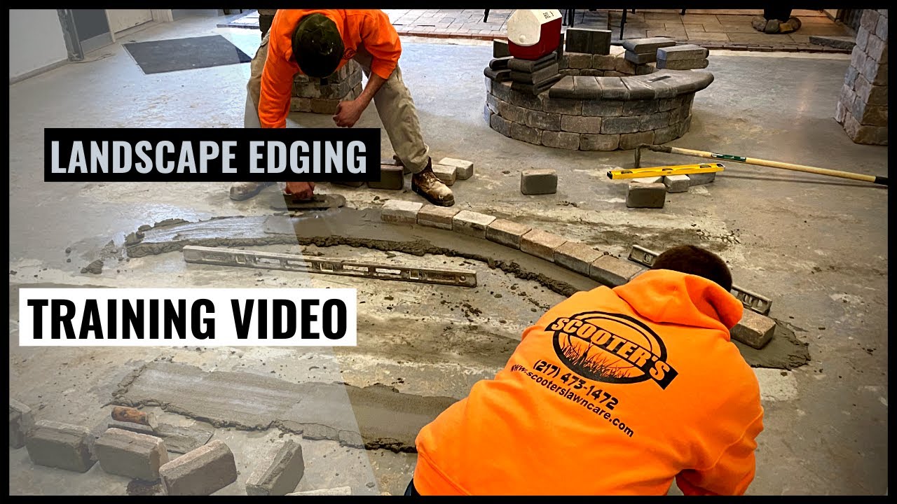 Landscape Edging Training Video - YouTube