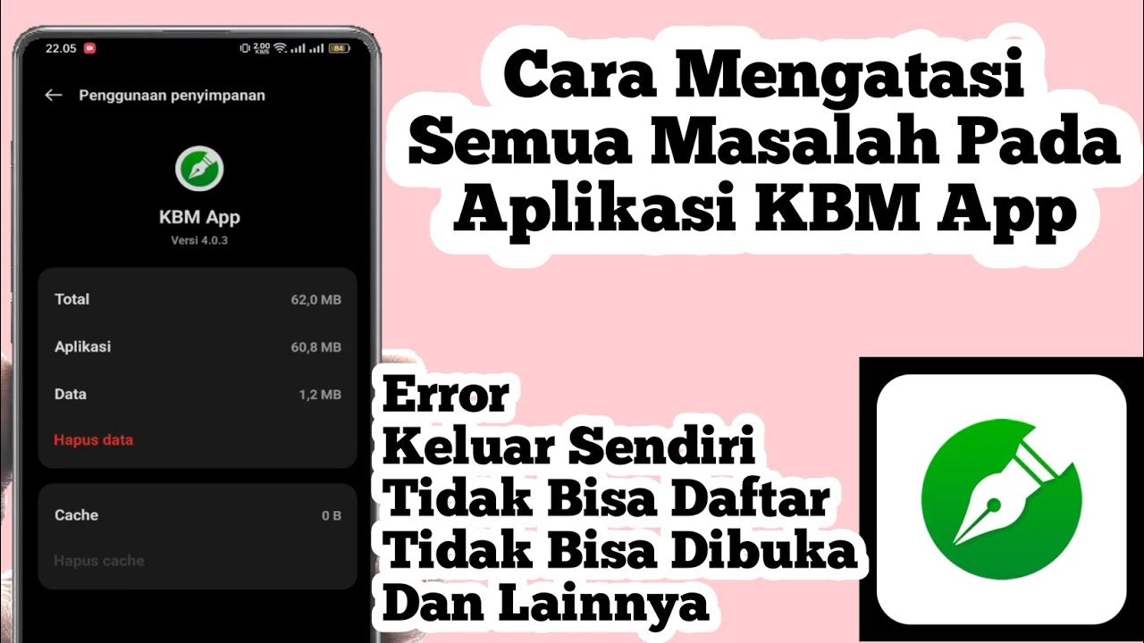 Cara Mengatasi Semua Masalah Pada Aplikasi KBM App | Cara Atasi Masalah ...