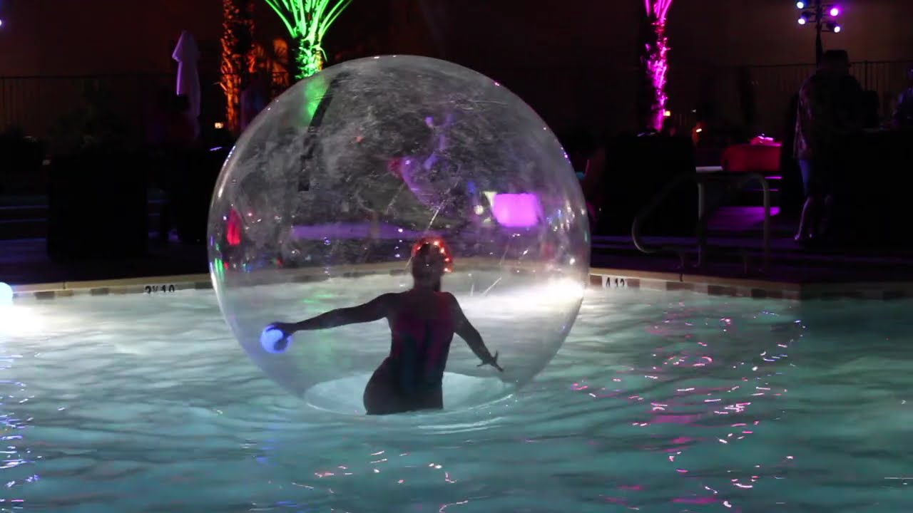 Cirque Mirage, LLC Crystal Sphere, Lollopop, Flamingo Stiltwalker - YouTube