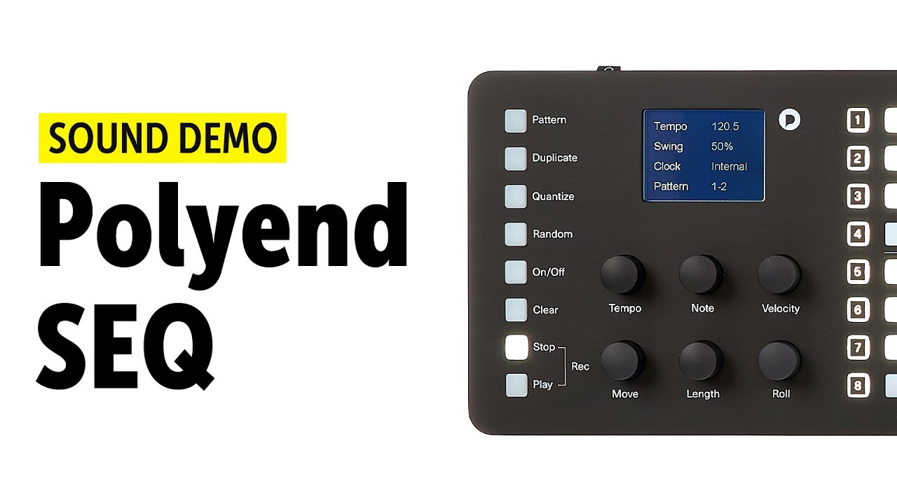 Polyend SEQ sequencer demo (no talking) - YouTube
