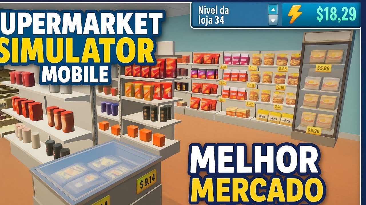 SUPERMARKET SIMULATOR MOBILE - SIMULADOR DE MERCADO - YouTube