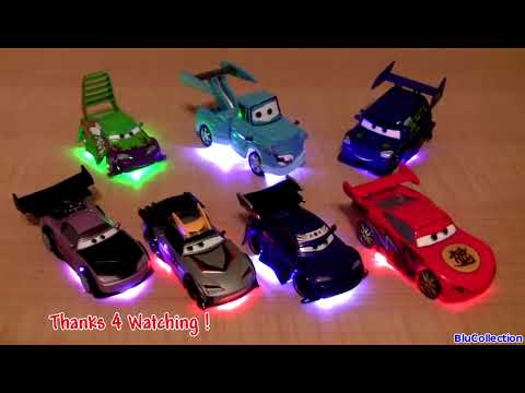 Light-Up Tokyo Diecast 7 Pack • Kabuto, DJ, Wingo, Boost, Ninja, Tokyo Mater & Dragon McQueen