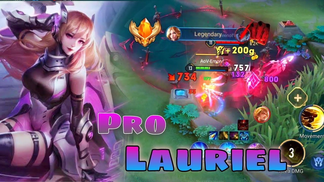 AoV - Lauriel Apocalypse War Highlights || Servers Best Lauriel - Arena of Valor - YouTube