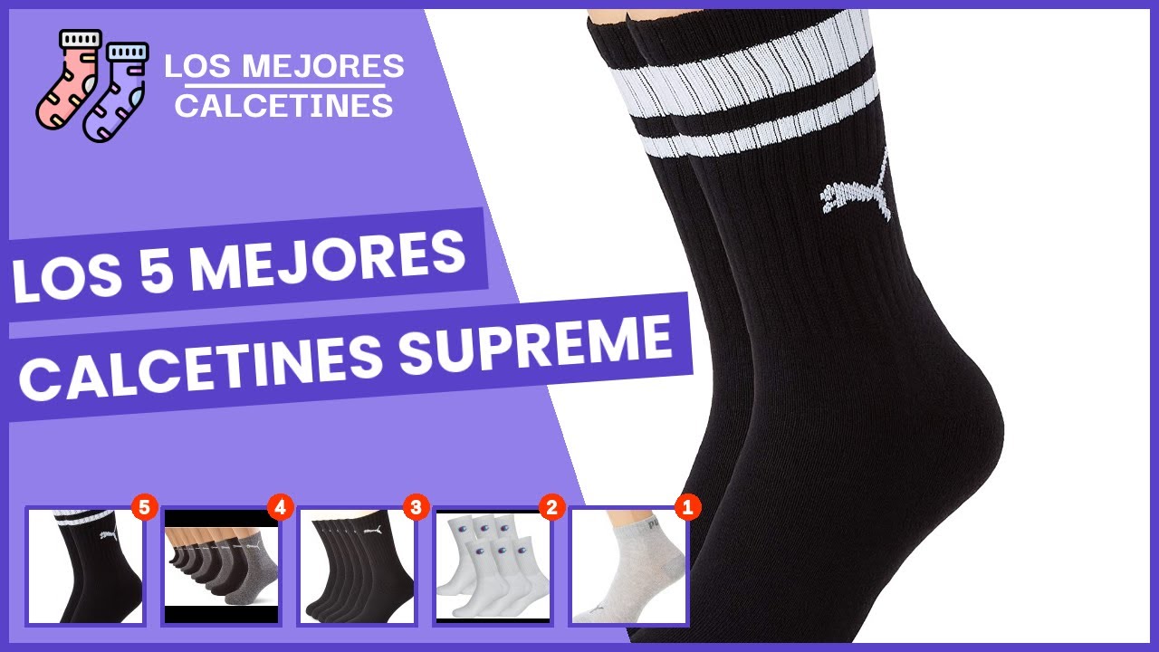 Los 5 mejores calcetines supreme - YouTube