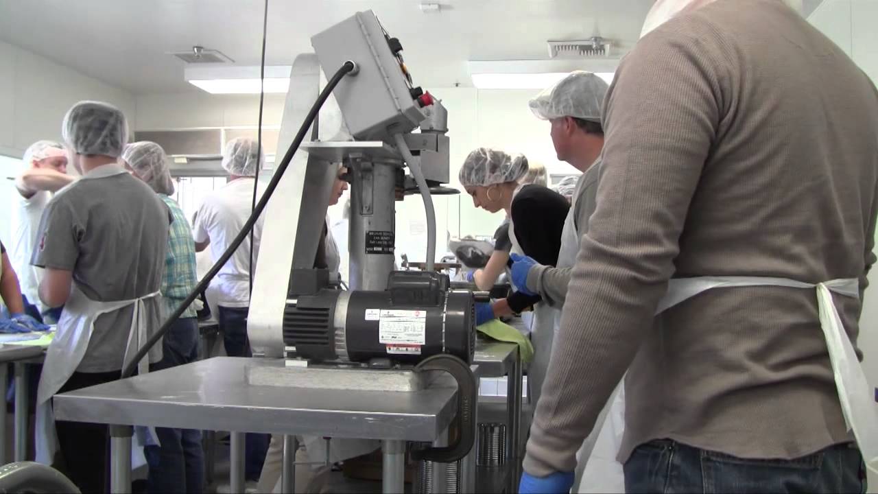 Canning at the LDS Food Storage Center - YouTube