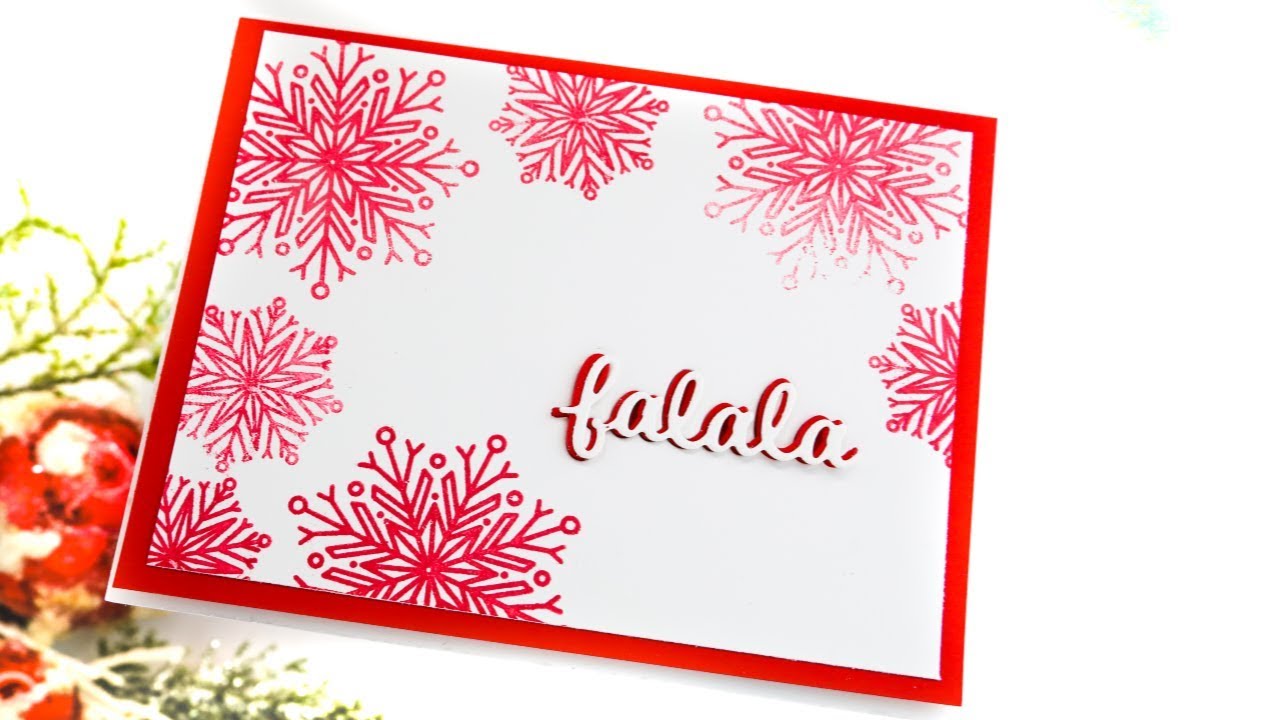 How to Make a Holiday Eclipse Card - YouTube