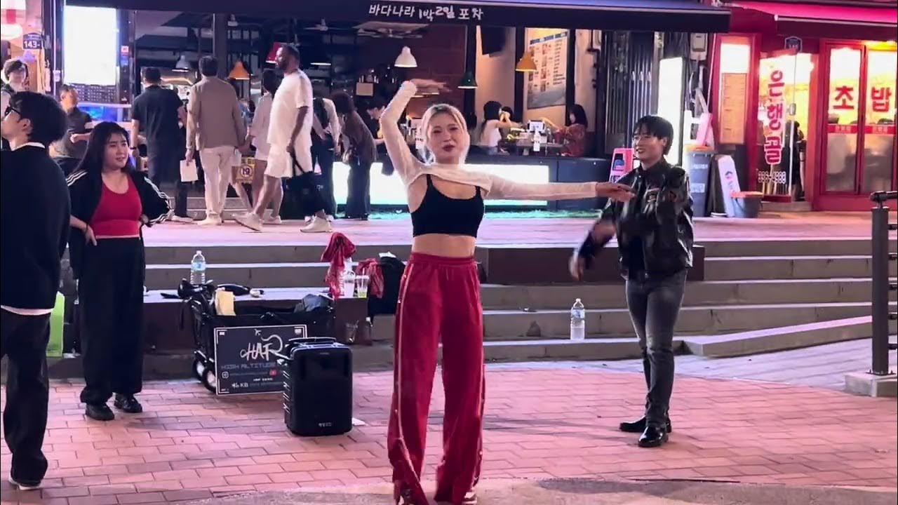 HONGDAE K-POP GROUP BUSKING - [Pentagon] Shine + Spring Snow - YouTube