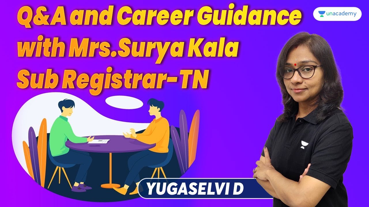 Q&A and Career Guidance with Mrs.Surya Kala,Sub Registrar-TN ...