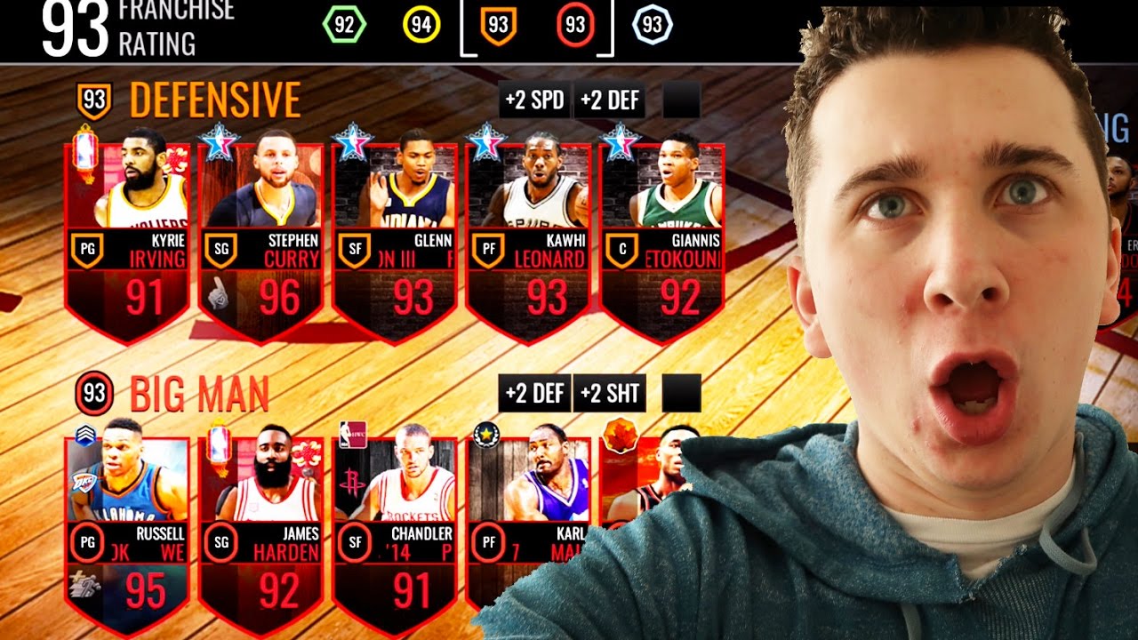 WE GOT A 93 OVERALL TEAM IN A DAY!! ROUND OF 32 PACK OPENING! NBA LIVE ...