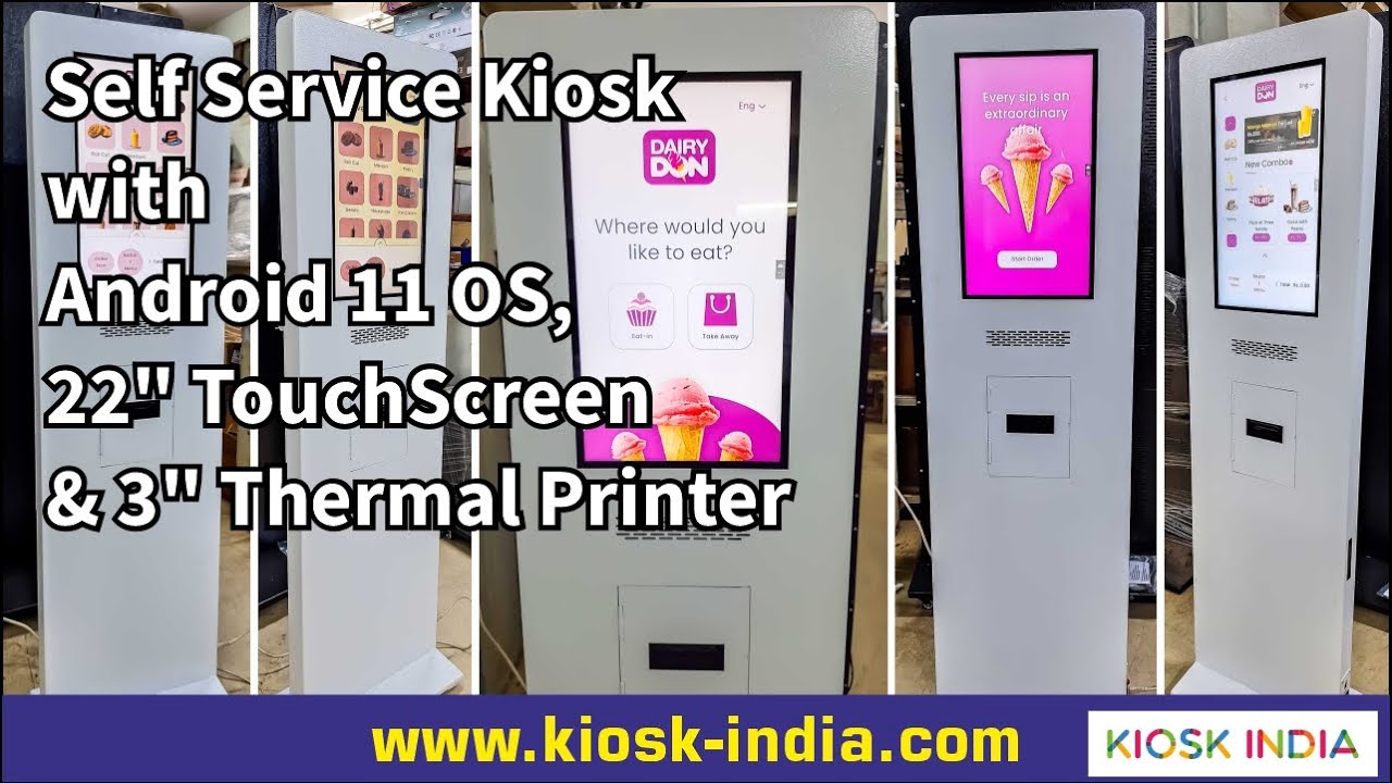 Product Demo: Interactive Self Service Kiosk with Thermal Printer - YouTube