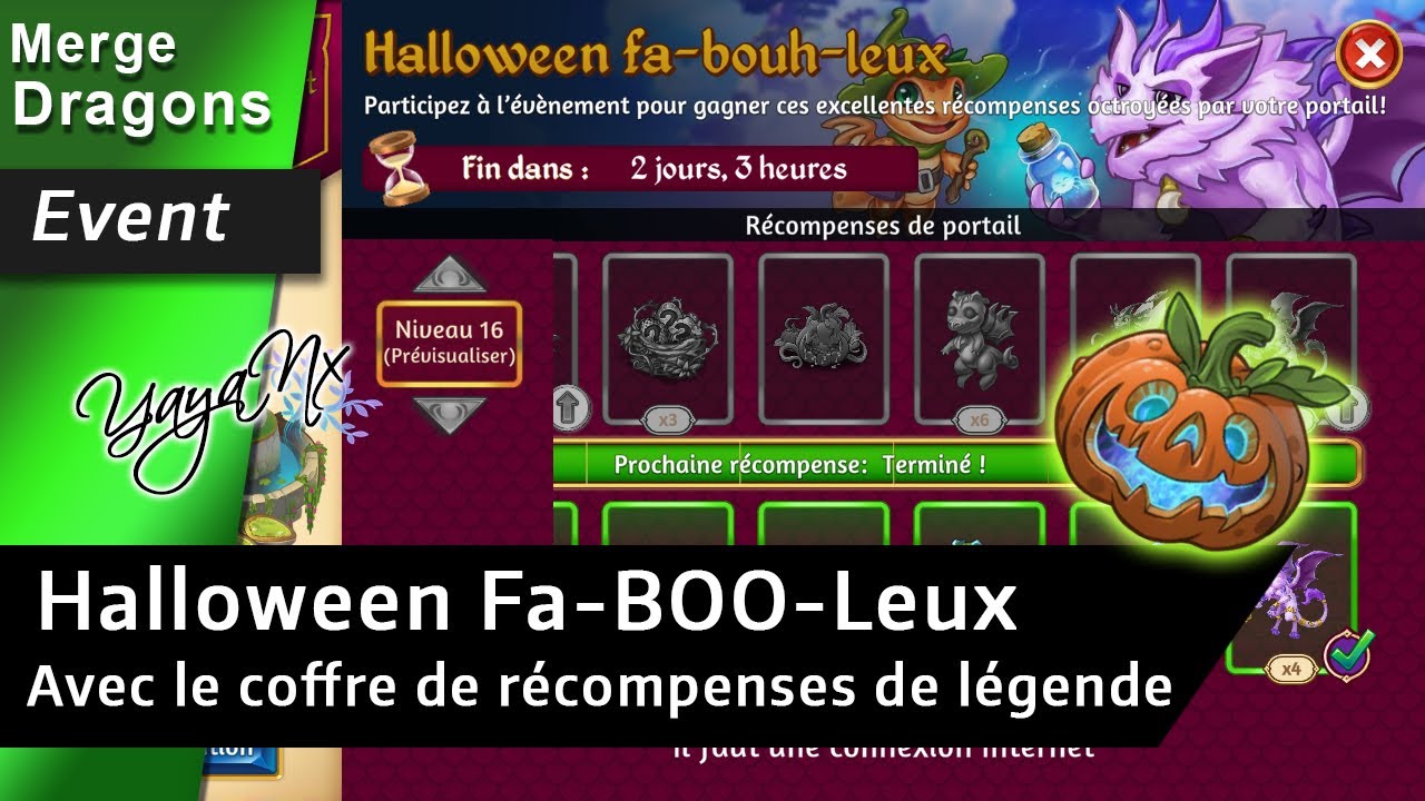 Merge Dragons FR - Halloween fa-bouh-leux !!- Event - 1H 🎃 🦇 - YouTube