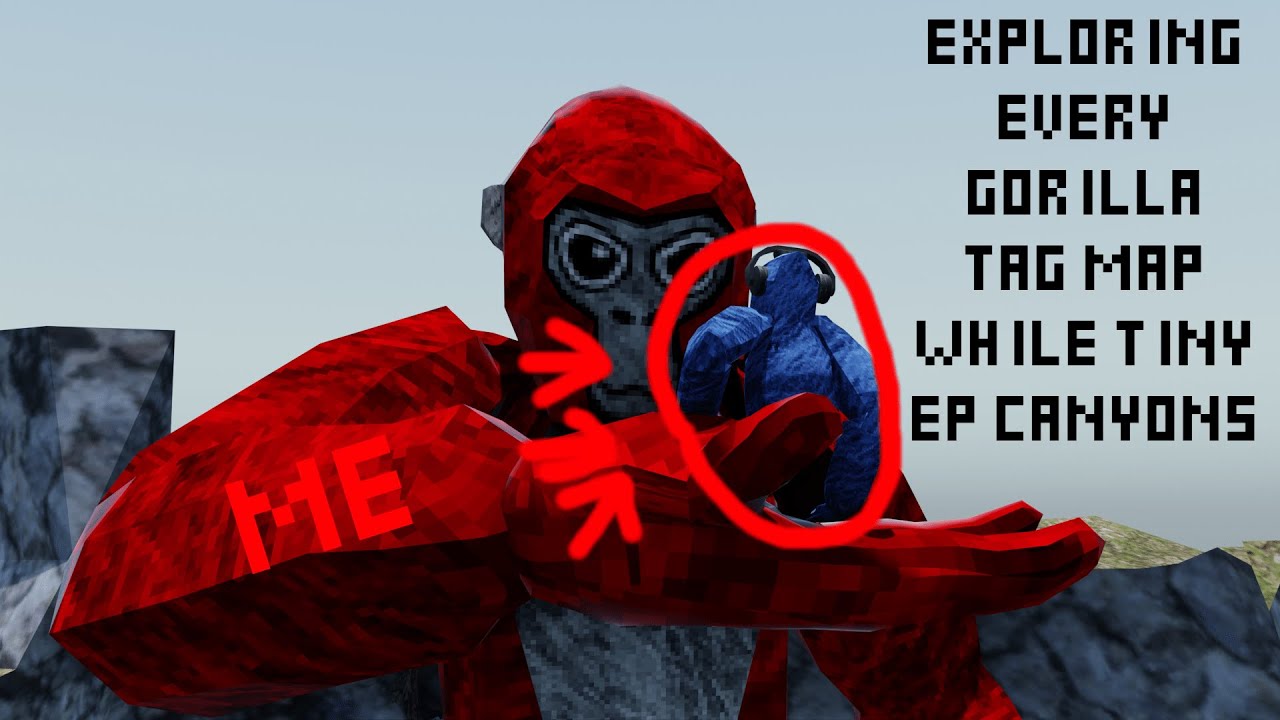 Exploring every gorilla tag map while tiny EP Canyons - YouTube